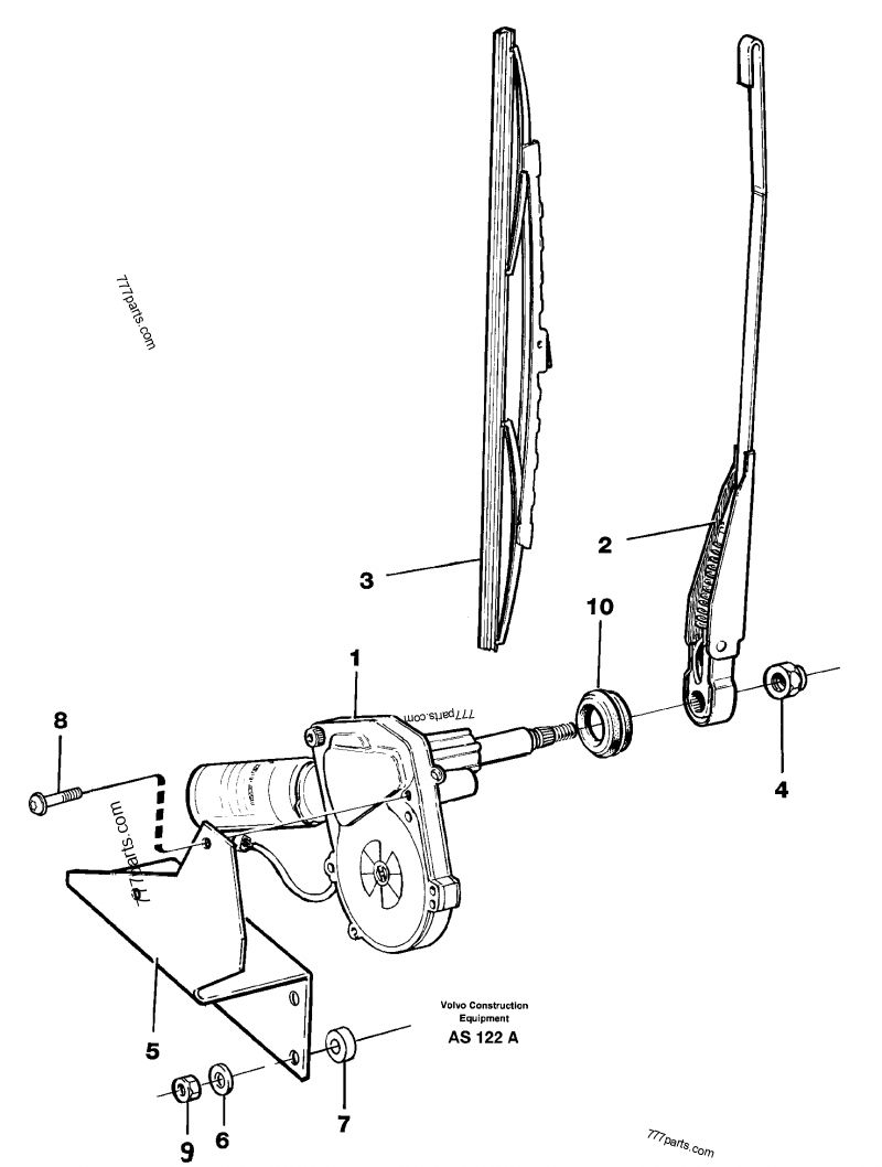 VOE 11039290 Wiper blade - 11039290 - Volvo spare part | 777parts.com