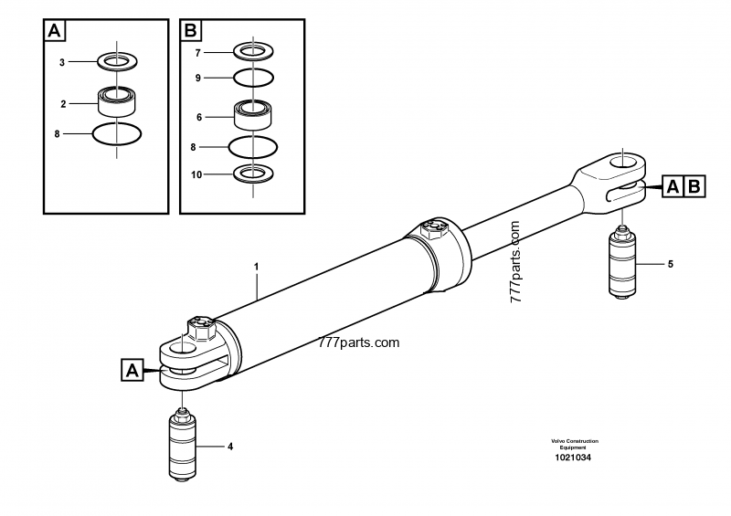 VOE 11060549 Bearing - 11060549 - Volvo spare part | 777parts.com