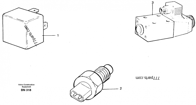 VOE 11061996 Rotation Speed Relay - 11061996 - Volvo spare part ...