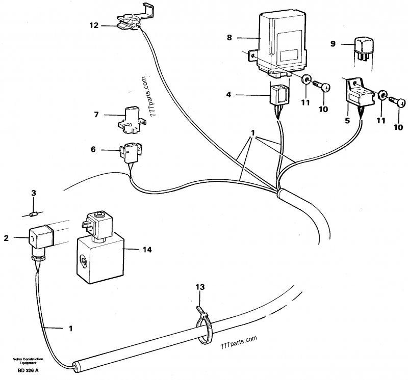 VOE 11061996 Rotation Speed Relay - 11061996 - Volvo spare part ...