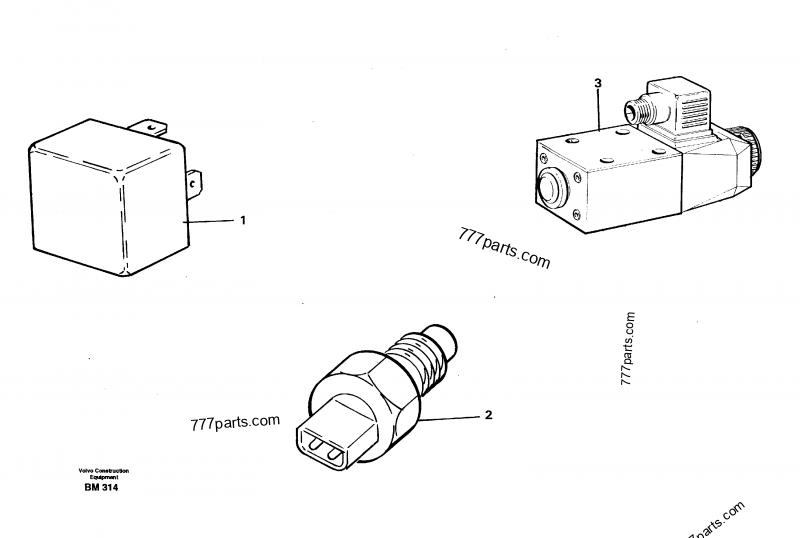 VOE 11061996 Rotation Speed Relay - 11061996 - Volvo spare part ...
