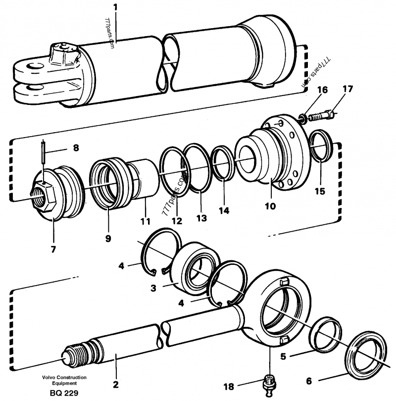 VOE 11088231 Roller Bearing - 11088231 - Volvo spare part | 777parts.com