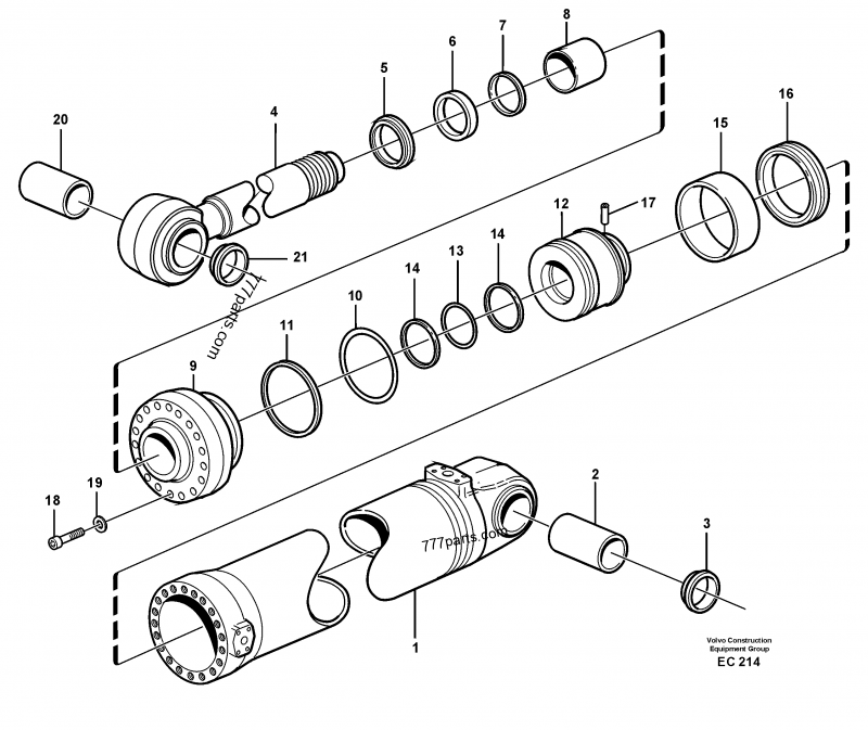 VOE 11101377 Bushing - 11101377 - Volvo spare part | 777parts.com