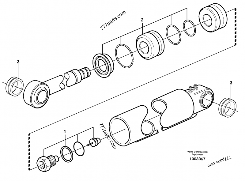 VOE 11114425 Cylinder - 11114425 - Volvo spare part | 777parts.com