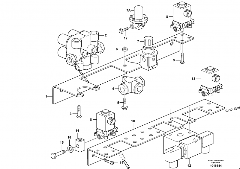VOE 11115488 Solenoid valve - 11115488 - Volvo spare part | 777parts.com
