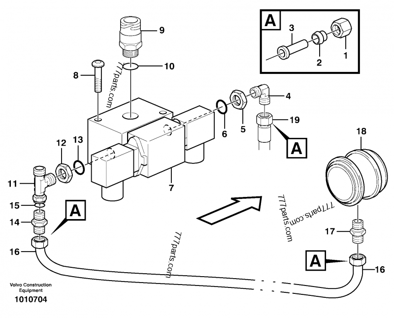 VOE 11115488 Solenoid valve - 11115488 - Volvo spare part | 777parts.com