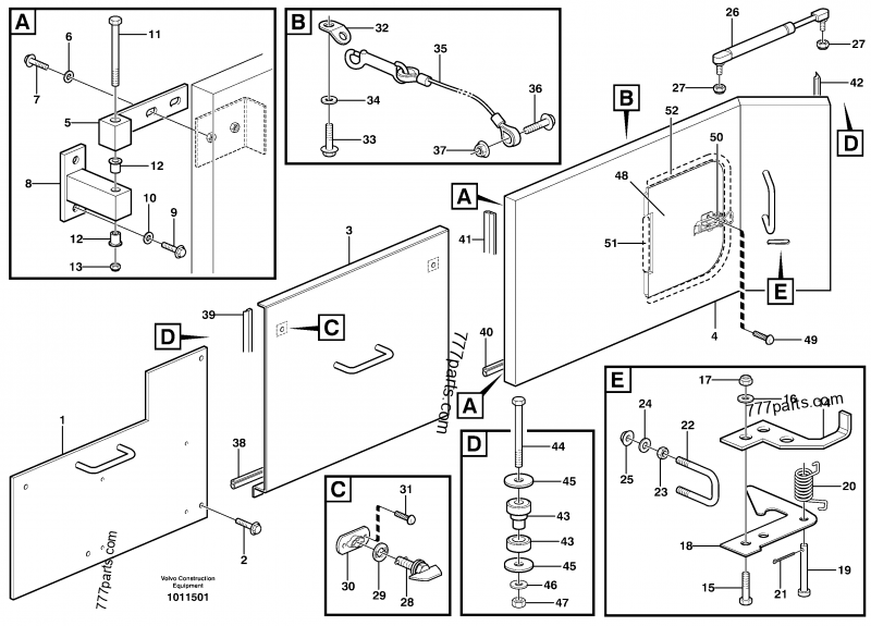VOE 11160234 Hatch - 11160234 - Volvo spare part | 777parts.com