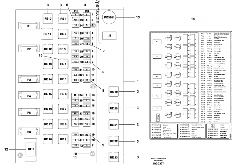 VOE 11170048 Flasher Relay - 11170048 - Volvo spare part | 777parts.com