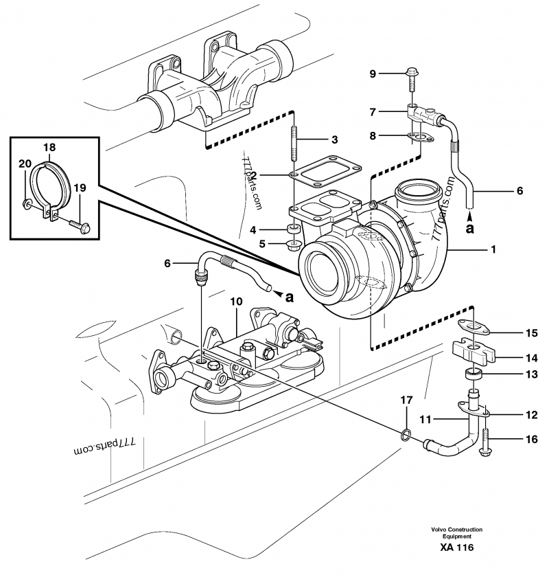 VOE 11423397 Turbocharger - 11423397 - Volvo spare part | 777parts.com