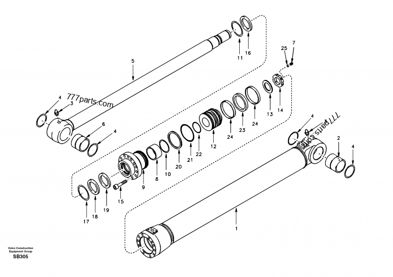 SA 1146-08370 Seal - 114608370 - Volvo spare part | 777parts.com