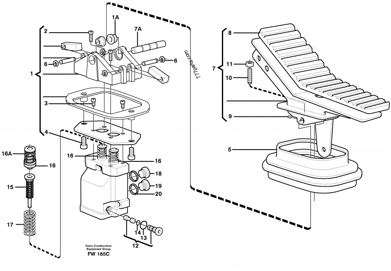 VOE 11991047 Sealing Kit - 11991047 - Volvo spare part | 777parts.com