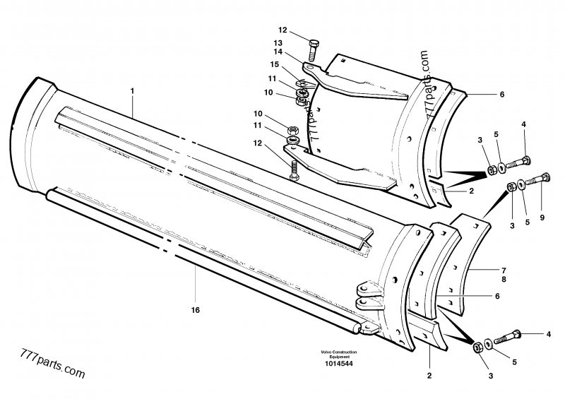 CH 12745093 Shoe - 12745093 - Volvo spare part | 777parts.com