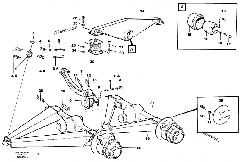 VOE 13976433 Flange nut - 13976433 - Volvo spare part | 777parts.com