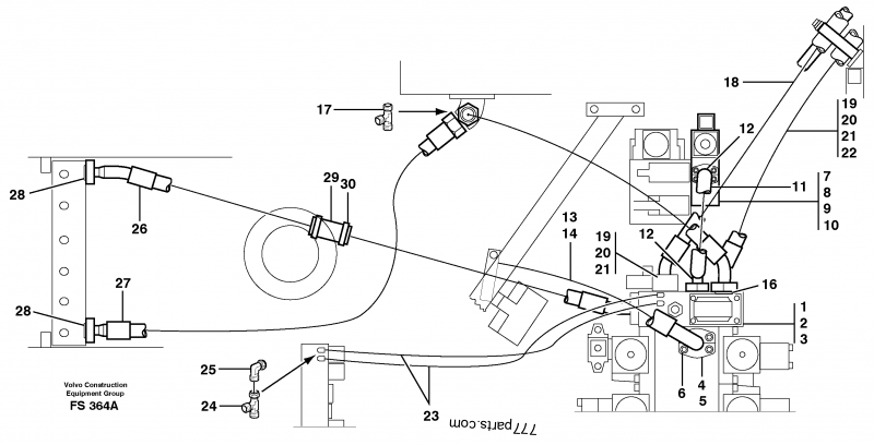 VOE 14012485 Fitting - 14012485 - Volvo spare part | 777parts.com