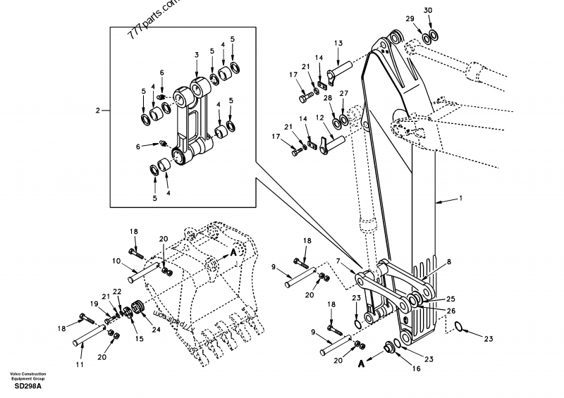 VOE 14511730 Pin - 14511730 - Volvo spare part | 777parts.com