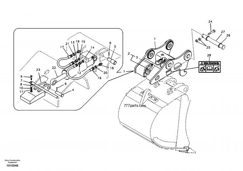 VOE 14511730 Pin - 14511730 - Volvo spare part | 777parts.com