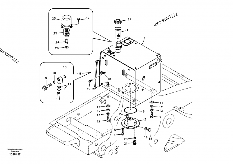 VOE 14521728 Valve - 14521728 - Volvo spare part | 777parts.com