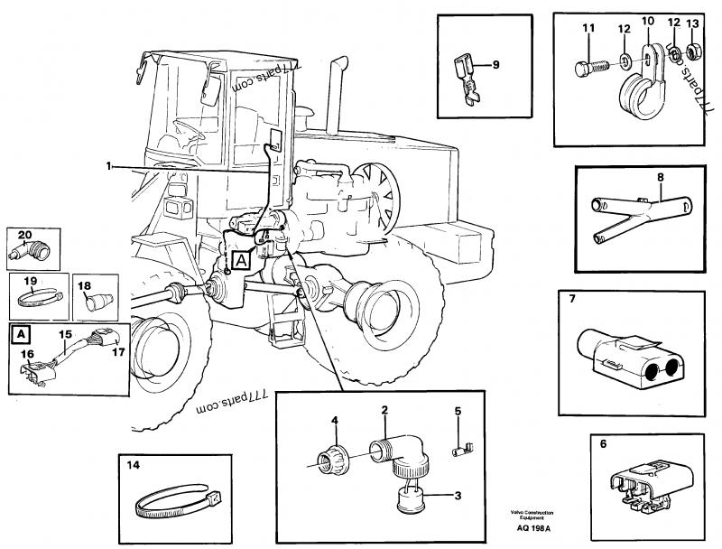 Gear selector valve - Volvo spare part | 777parts.com