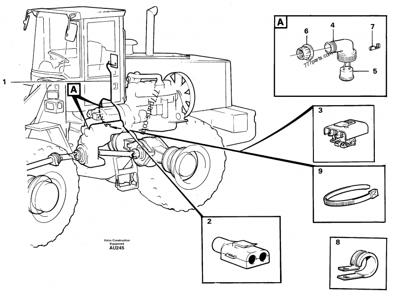 Gear selector valve - Volvo spare part | 777parts.com